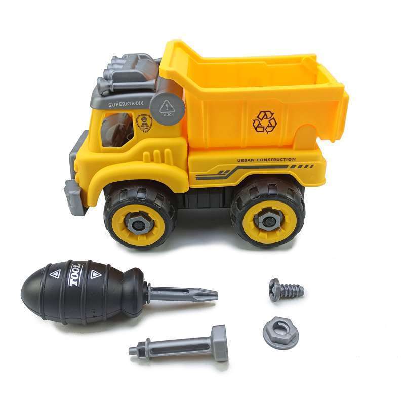 Promo Mainan Dump Truck Truk Sampah Bongkar Pasang Konstruksi NB-04340 ...