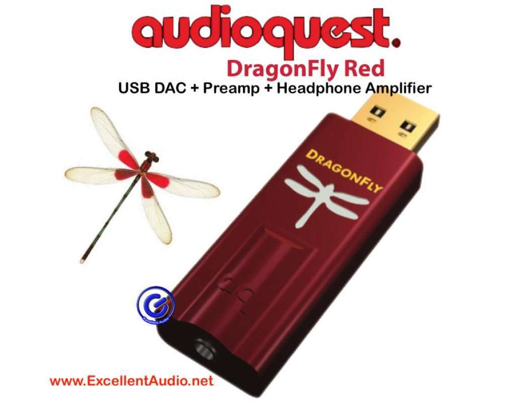 Jual Audioquest Dragonfly Red V1.0 Plug in USB DAC Headphone amplifier ...