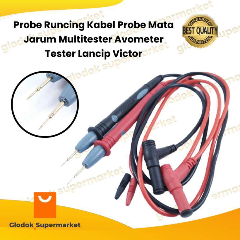 Jual Probe Runcing Kabel Probe Mata Jarum Multitester AvometerTester ...