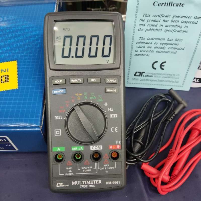 Jual LUTRON DM-9961 TRue RMS Digital Multimeter CAT III di Seller Odettee Shop - Wanasari, Kab ...