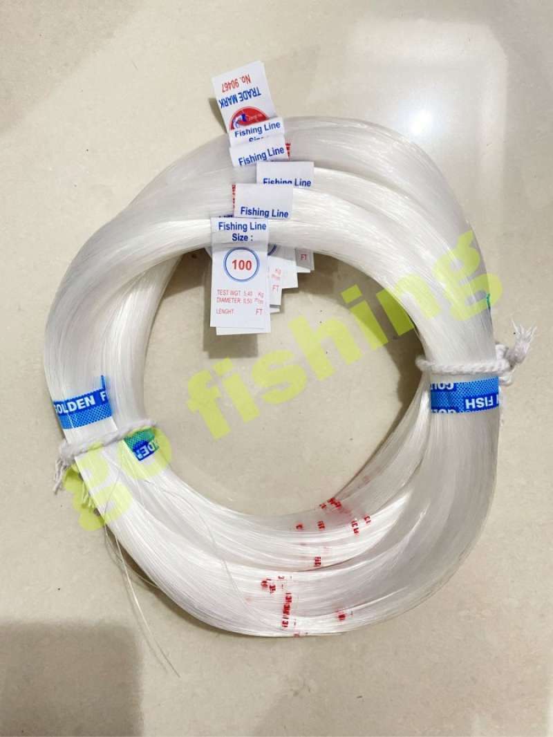 Jual TALI PANCING / TALI KNUR SENAR NYLON GOLDEN FISH NO. 10 di Seller ...