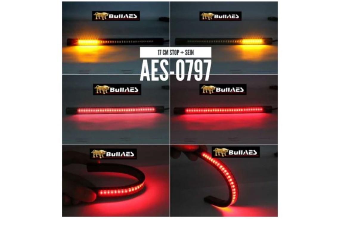 Jual Bull Aes Stop Lamp Fleksibel + Sein [17cm] Di Seller Bull Aes ...