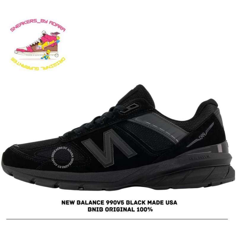 Jual sepatu new balance original BNIB new balance 990 V5 Black ...