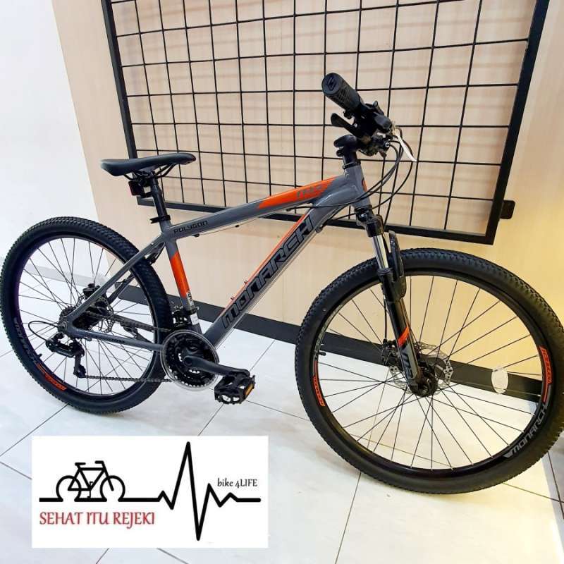 Jual SEPEDA MTB POLYGON MONARCH 3 M3 3x7 SPEED 26 INCH GREY 2023 di Seller SEHAT ITU REJEKI ...