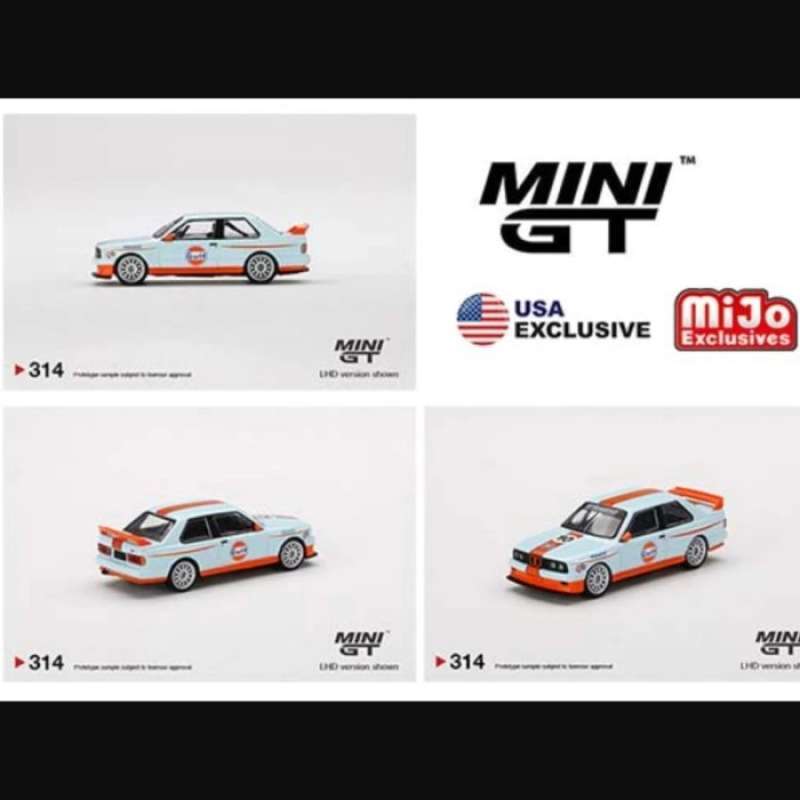 Jual Mini Gt 1:64 Mijo Exclusives World Wide Bmw M3 E30 Gulf Livery ...