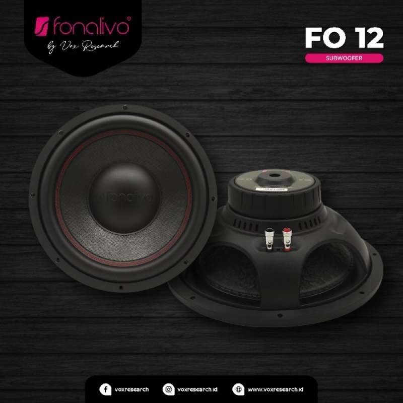 Promo Subwoofer Vox Fonalivo F12.1P / F 12.1P 12 inch - Multicolor ...