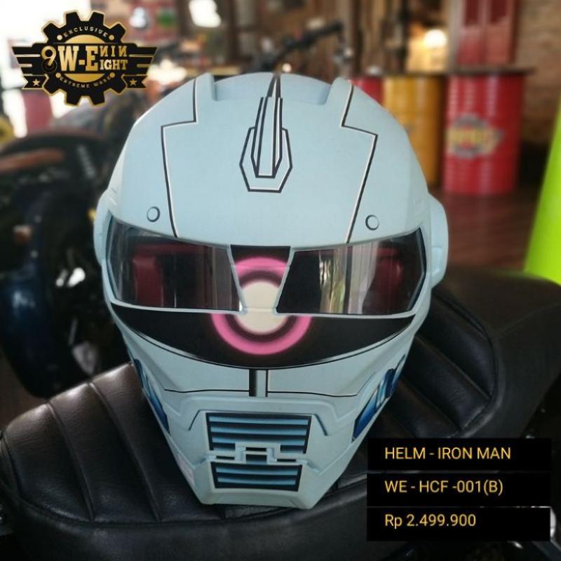 Jual Shoei Helm Custom Unik Iron Man Full Face di Seller W98 ...