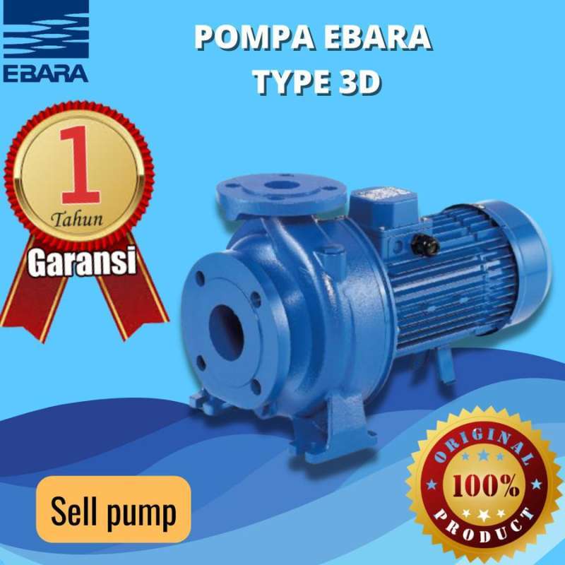 Jual Pompa Ebara Centrifugal Closed Coupled Pump 3D 65-125/4.0 di Seller Sell Pump Indonesia ...