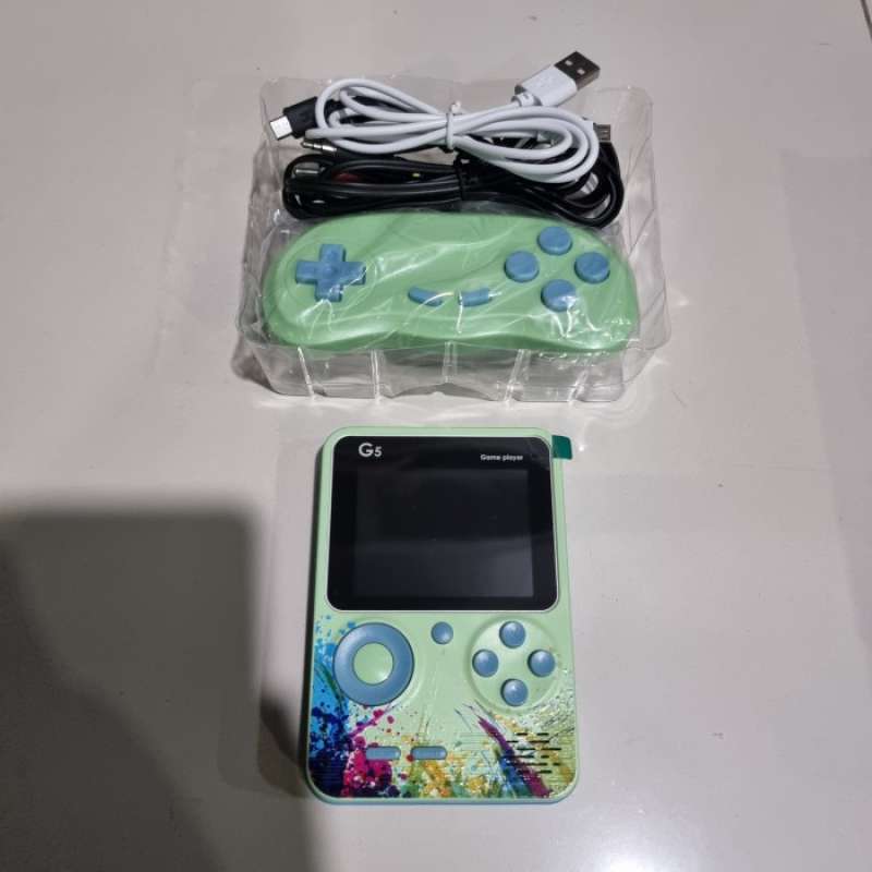 Jual Gameboy G5 Console Portable GamePlayer Classic 500Game Green di ...