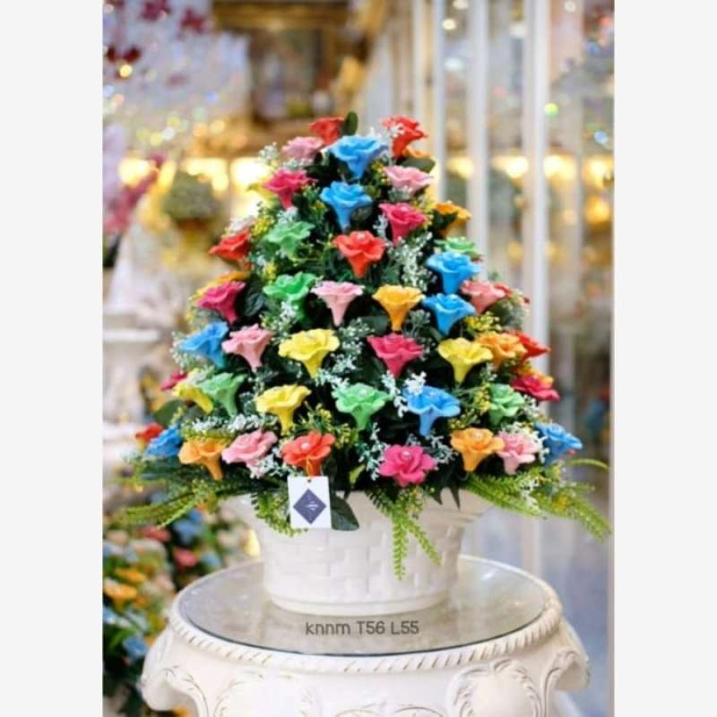 Promo Bunga Capodimonte Bunga Keramik Bunga London Rainbow (Pelangi ...