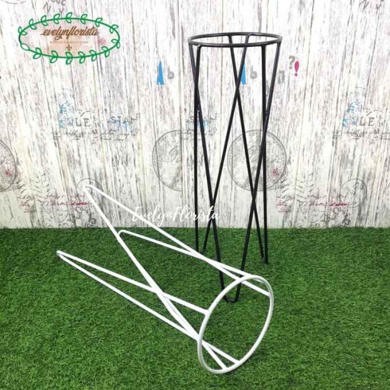 Promo Standing Besi Hitam Kaki Tiga Pot Tanaman Hidup dan Pohon ...