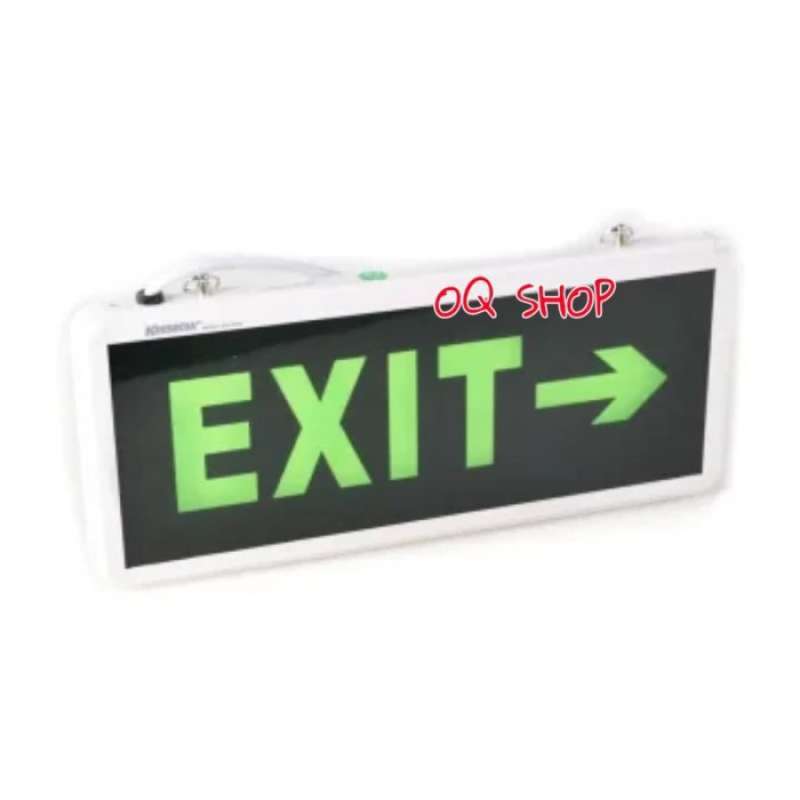 Jual Krisbow Papan Petunjuk Pintu Darurat 2 Sisi Emergency Exit Sign Di ...