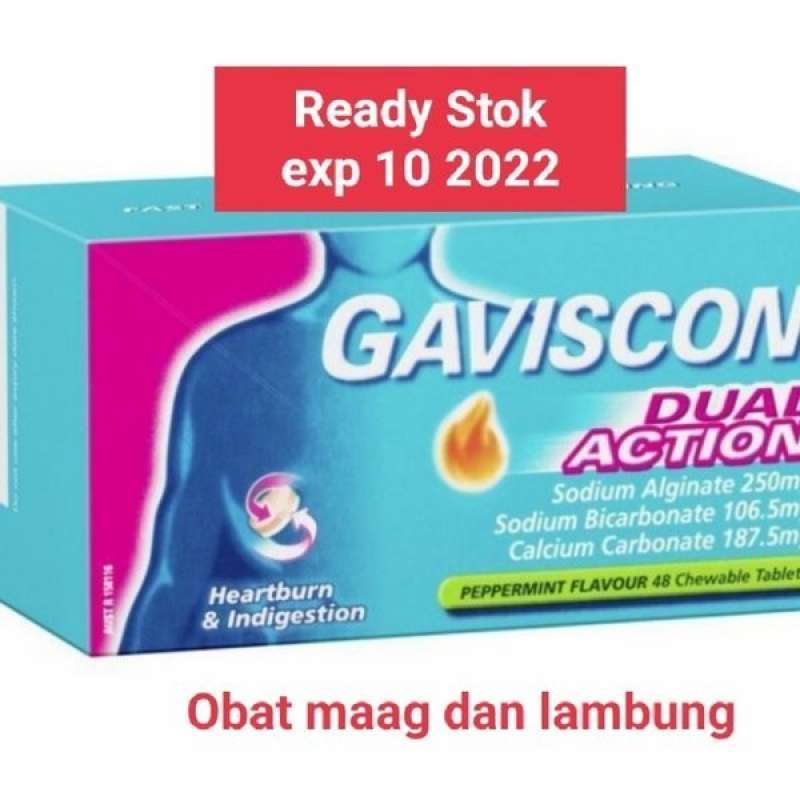 Jual Gaviscon Dual Action Obat Maag Hisap 48 Tablet Di Seller Chiko ...