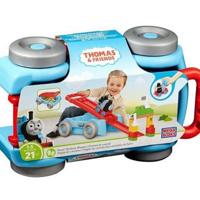 Jual Mega Bloks Thomas And Friends Racing Railway Wagon Take long ...