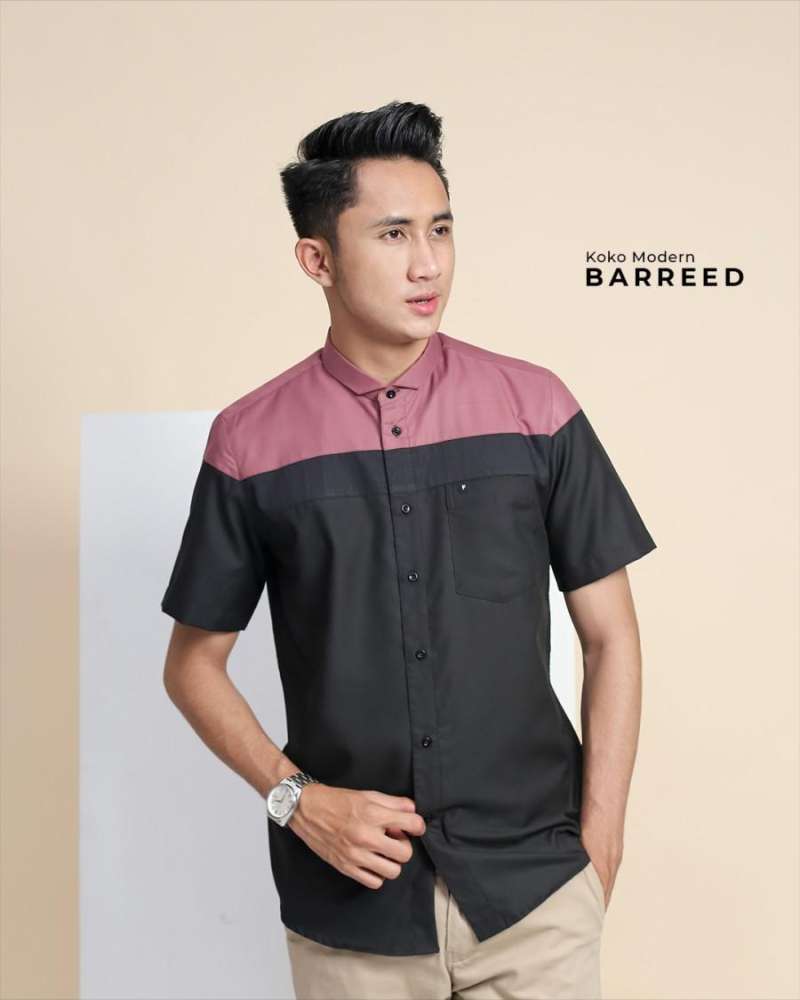 Jual BARREED dan BARREED LONG Koko Modern Kemko Kemeja Pria Fadkhera di ...