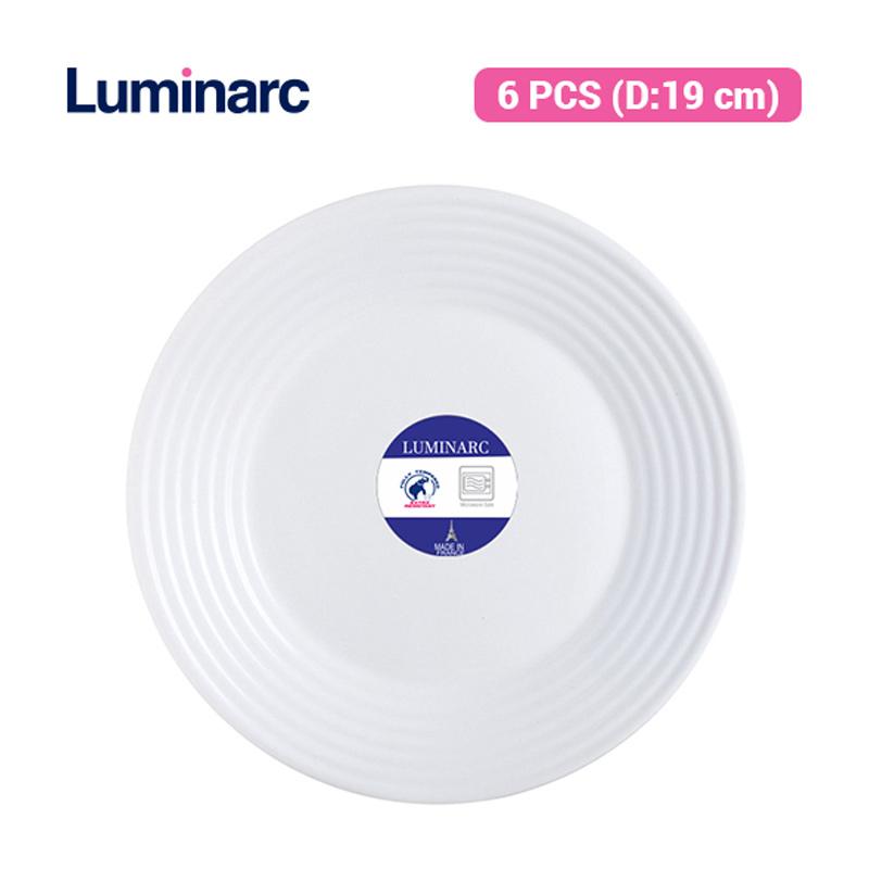 Promo Luminarc Harena White Dessert Plate 19/6pcs Diskon 12% Di Seller ...