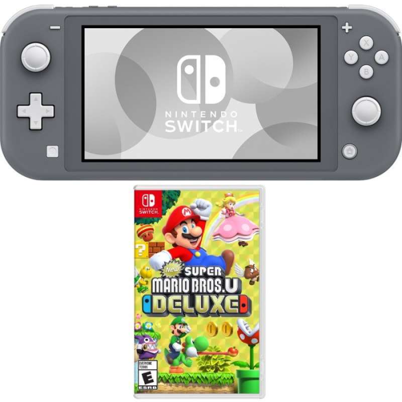 Jual Nintendo Switch Lite Grey New Super Mario Bros U Deluxe di Seller ...