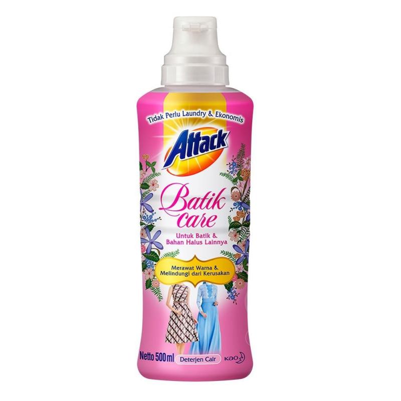 Jual ATTACK Batik Care Detergent [500 mL/ 12 Botol/ Karton/ Kemasan ...