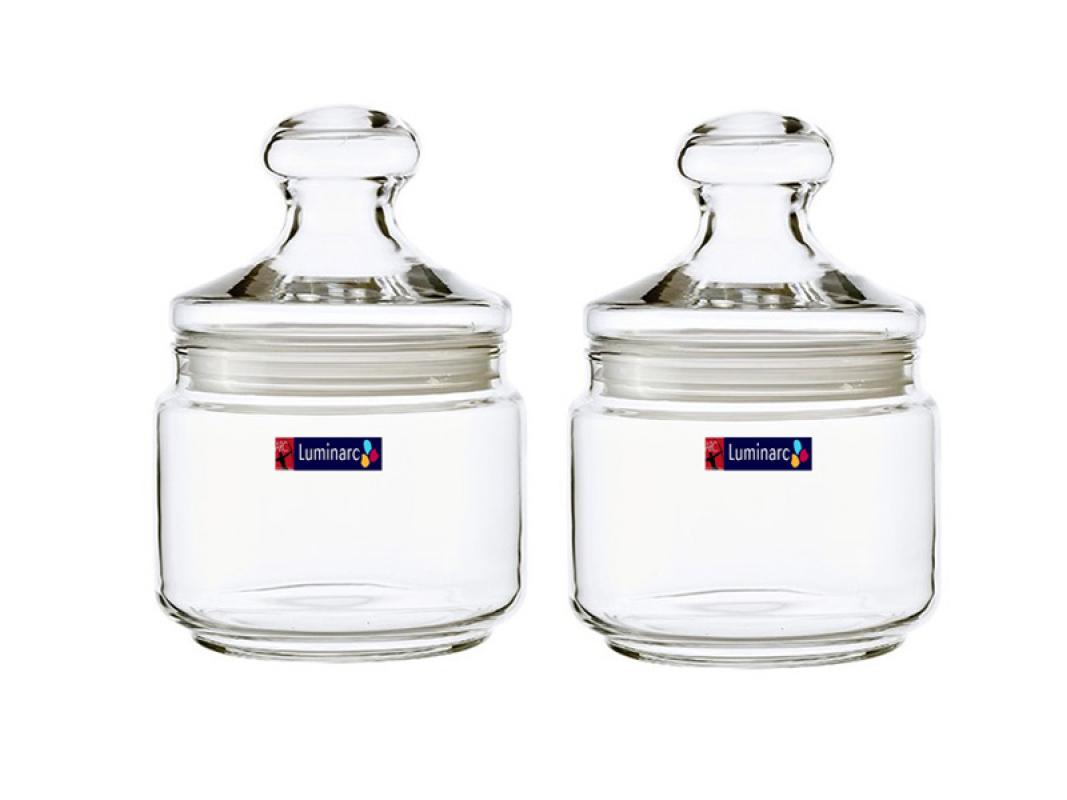 Jual Luminarc Toples Club Jar Penyimpanan Dapur [0.5/ 2 Pcs] di Seller ...