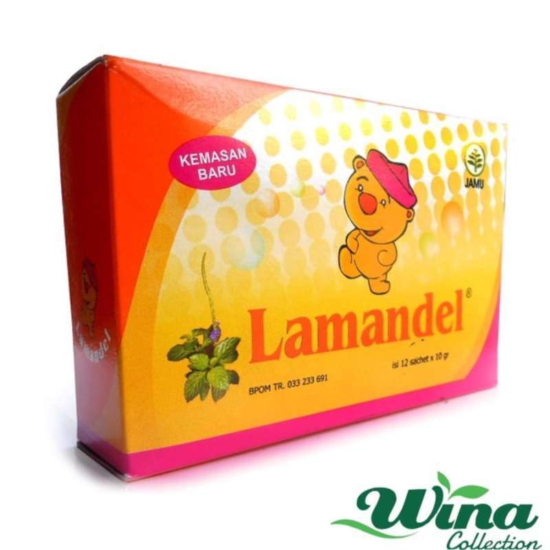 Jual Lamandel Sachet ( 1 kotak ) Isi 12 Sachet Herbal Atasi Amandel ...
