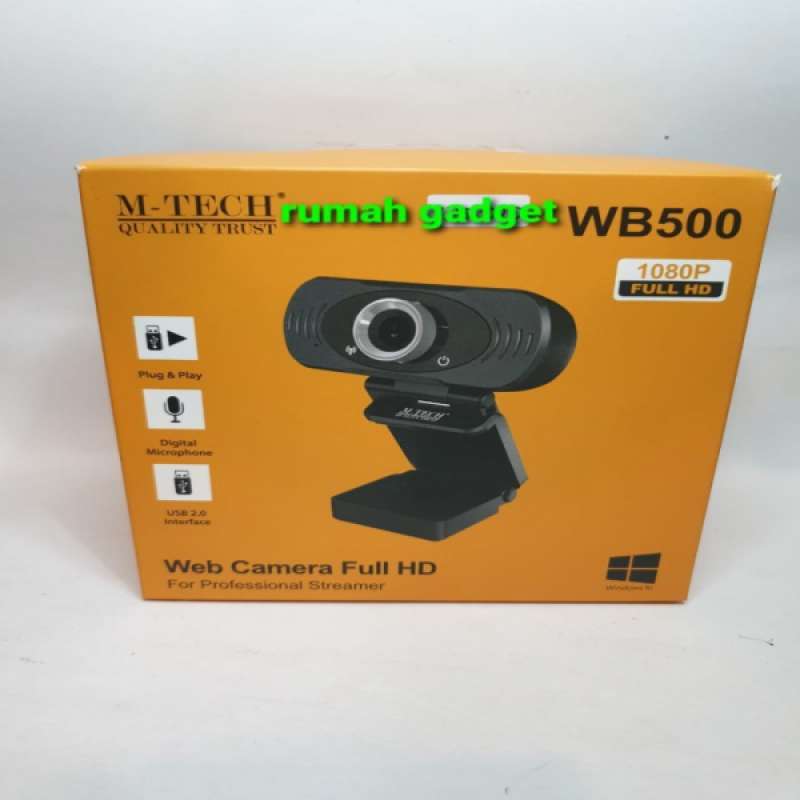 Jual Free Ongkir Camera Wabcam M Tech 1080Hd Wb 500 / Webcam Laptop / Camera Pc Web Cam di ...