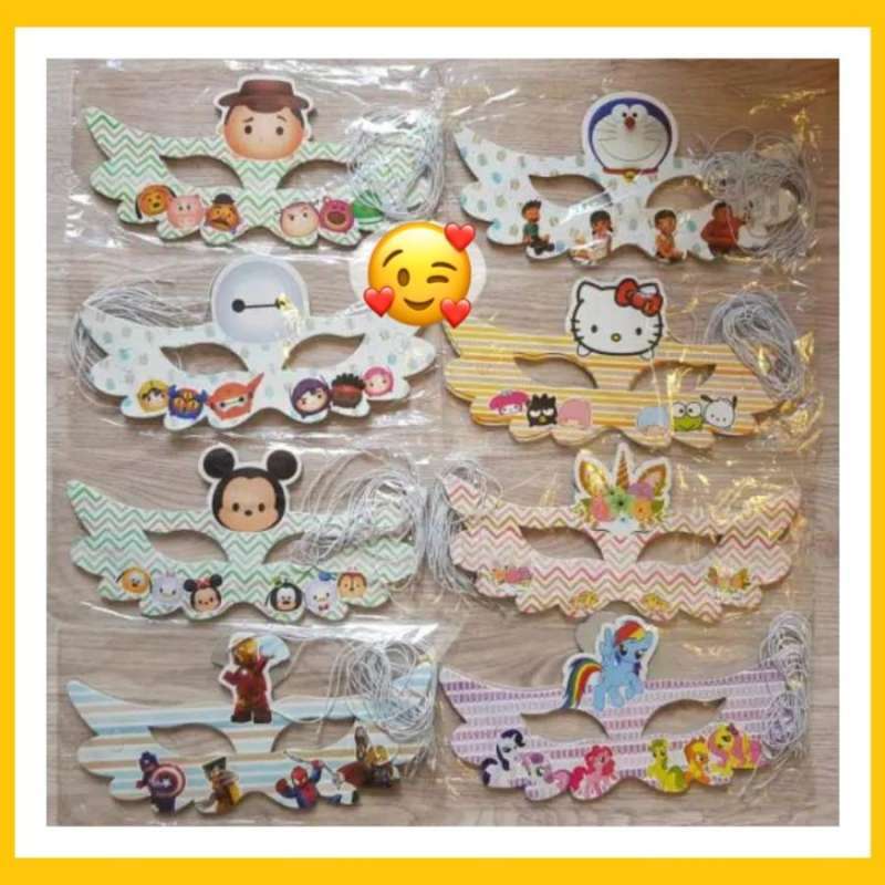Jual Topeng KARAKTER KARTUN ANAK Ulang Tahun di Seller Merimar ...