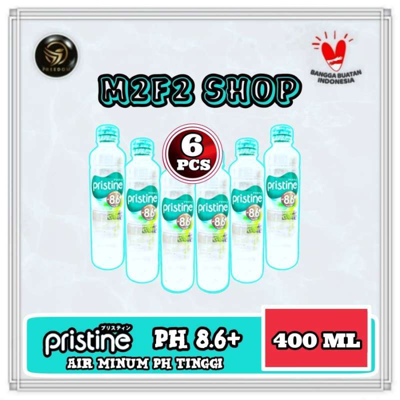 Promo Air Mineral Pristine pH8.6+ Botol Pet - 400 ml (Kemasan 6 Pcs) Diskon 18% di Seller M2F2 ...