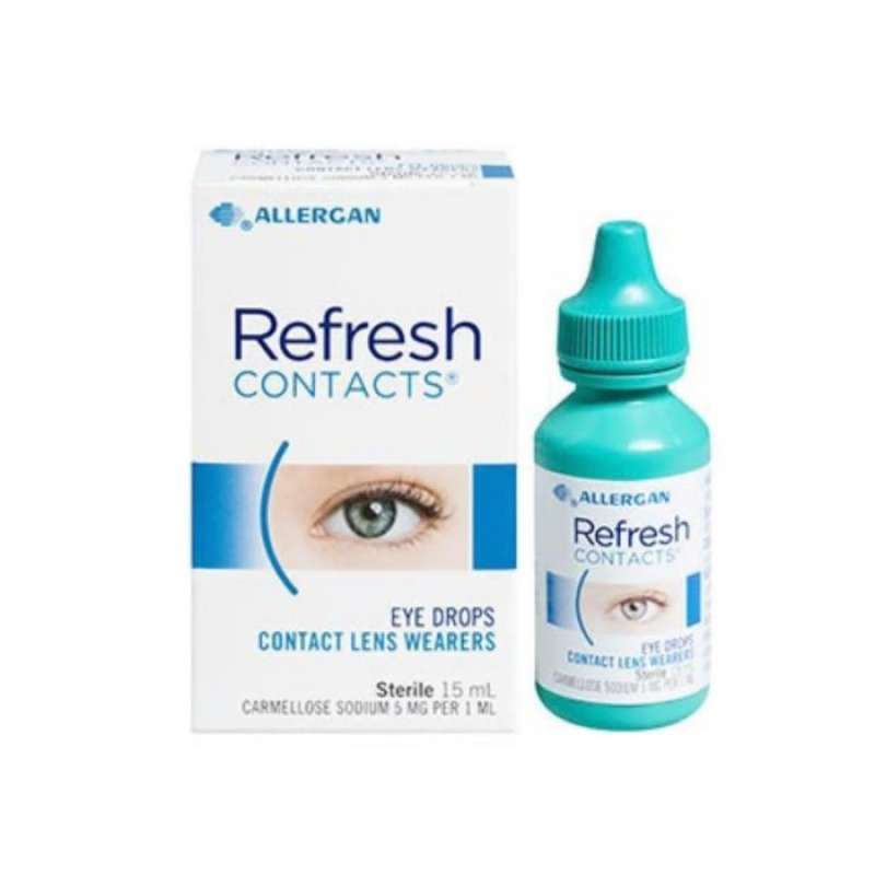 Jual Allergan Refresh Contact Eye Drop 15ml / Tetes Mata Kering ...