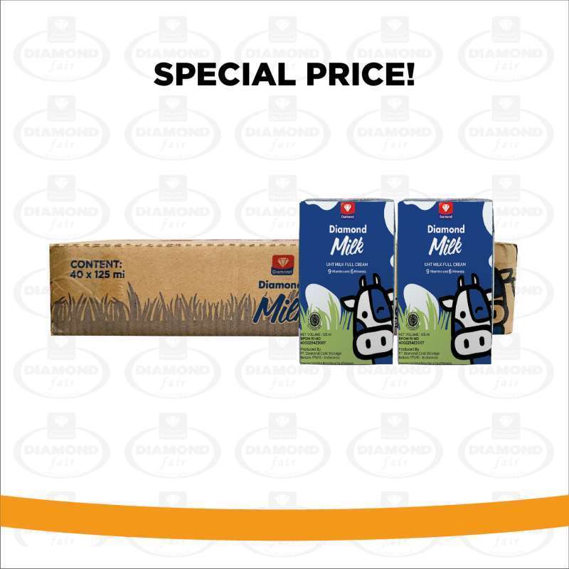 Jual DIAMOND UHT MILK FULL CREAM 125 ML - SPECIAL PRICE di Seller ...