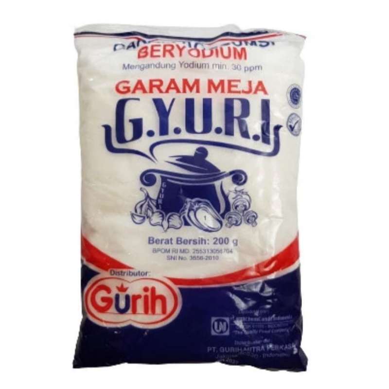 Jual garam dapur/meja halus GYURI beryodium original bandung sembako ... Jual garam dapur/meja halus GYURI beryodium original bandung sembako ...