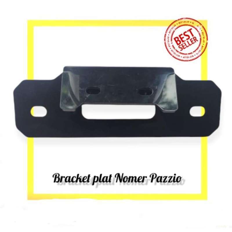 Jual Yamaha fazzio Breket Plat Nomor Nopol Nomer license fazio - Hitam ...
