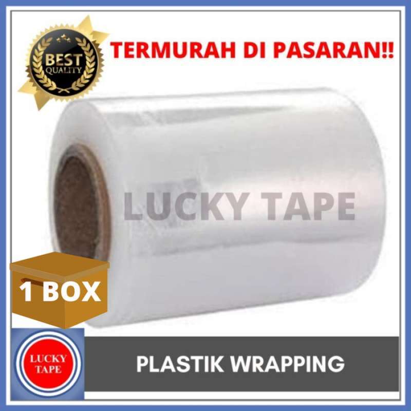 Jual 1 BOX STRETCH FILM 200M x 10CM PLASTIK WRAPPING PLASTIC WRAP ...