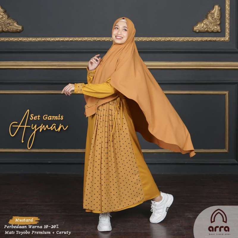 Jual Sarimbit Keluarga Gamis Koko Ayah Ibu Anak Ayman Arra Warna ...