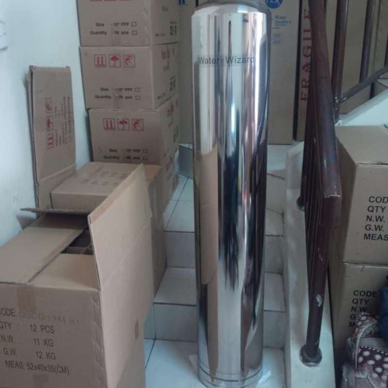 Jual Tabung Media Filter Stainless Steel 10â ³ 1054 Model Kran 3 Way ...