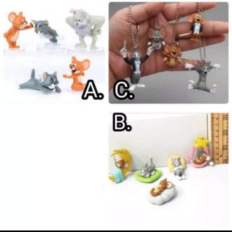 Jual figure set 5 tom and jerry mainan topper di Seller Toko dolanan ...