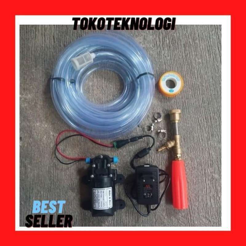 Jual Alat Cuci Motor Mobil Steam Stim Mini Pompa DC 12 Volt 70 Psi di ...