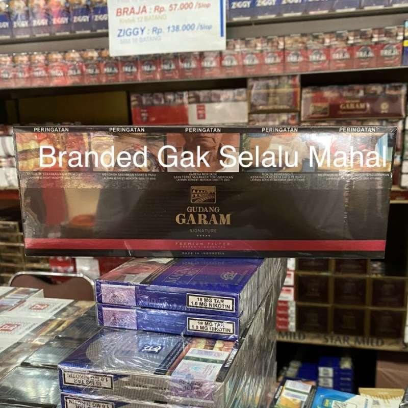 Promo Rokok Gudang Garam SIGNATURE 12 per Slof Diskon 50% di Seller ...
