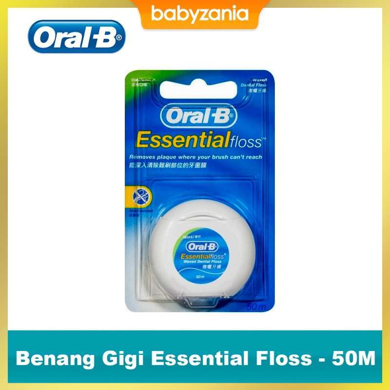 Promo Oral-B Dental Essential Floss Benang Gigi Mint - 50 M Diskon 1% ...