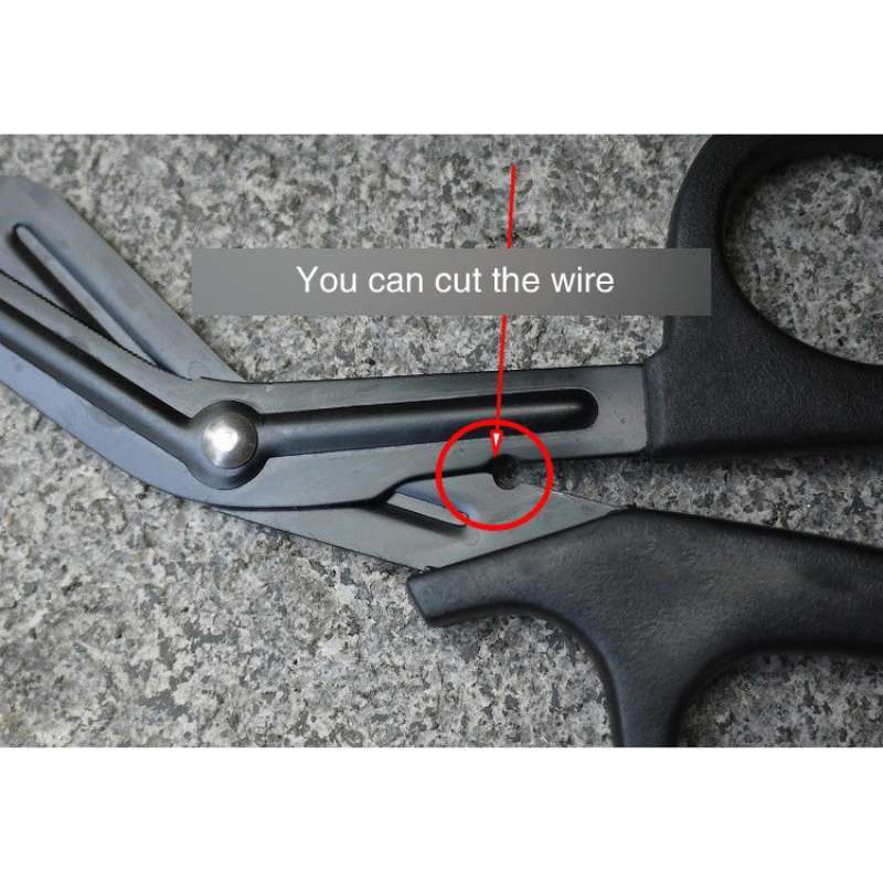 Jual Glo - Edc Survival Serrated Scissor Emergency Outdoor Tool Warna ...