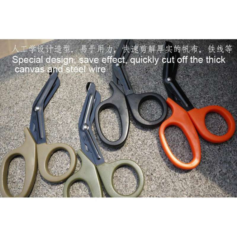 Jual Glo - Edc Survival Serrated Scissor Emergency Outdoor Tool Warna ...