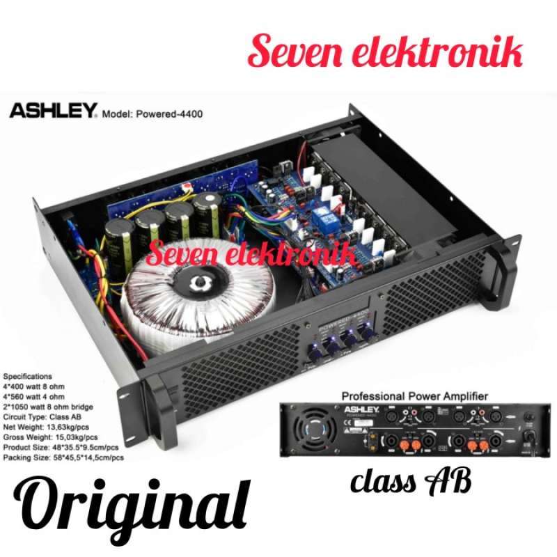 Promo power amplifier ashley powered 4400 original ashley powered4400 ...