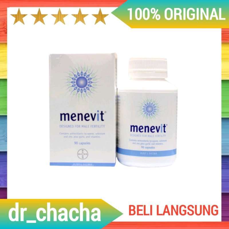 Jual Menevit 30 Capsules Male Fertility Original Menefit Asli Kapsul ...