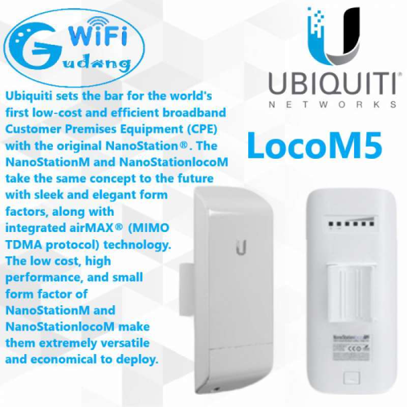 Promo Ubiquiti Nano Station Loco-M5 Diskon 15% di Seller Asad Store ...