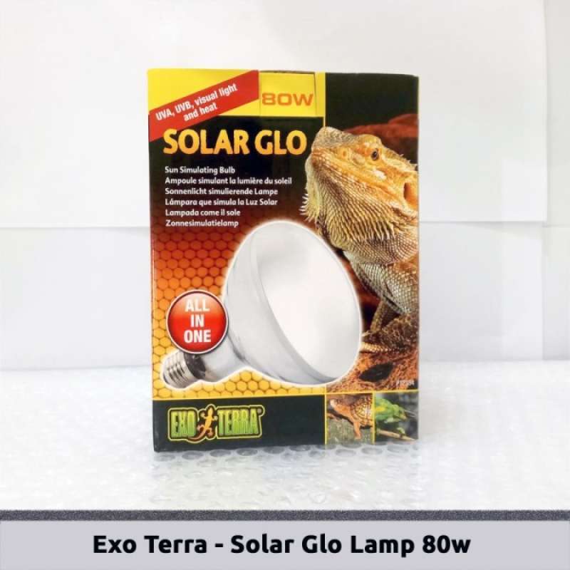 Promo Exo Terra Solar Glo Lamp All in One / Lampu Solar Glo Exo Terra 80w Diskon 23% di Seller ...