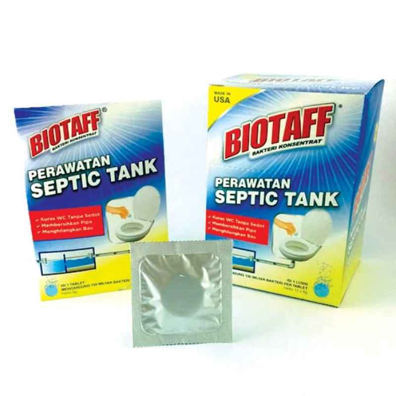Promo Taff Biotaff Tablet Bakteri Konsentrat Perawatan Septic Tank [12 ...