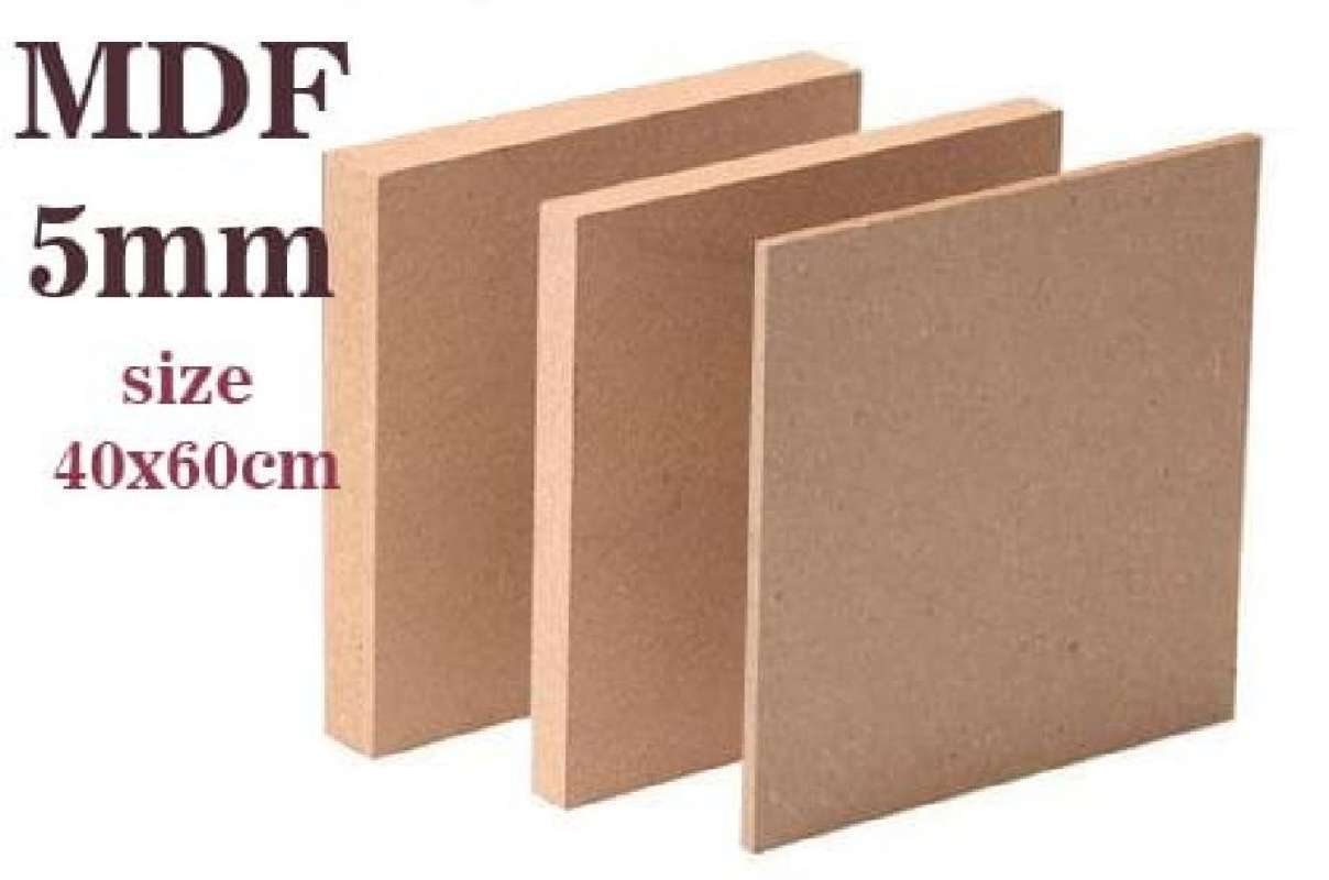 Jual Papan MDF 5mm ukuran 40x60cm di Seller SJA - Medokan Ayu, Kota ...