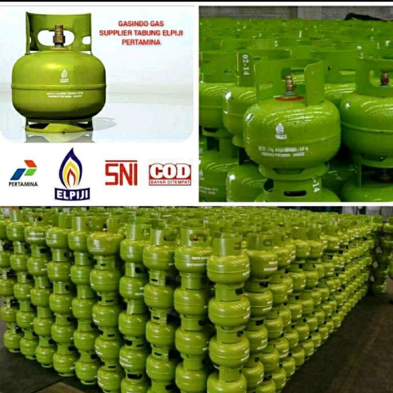 Jual [ ⭐FREE ONGKIR⭐ ] Tabung gas LPG elpiji 3 kilogram kg kosongan new ...