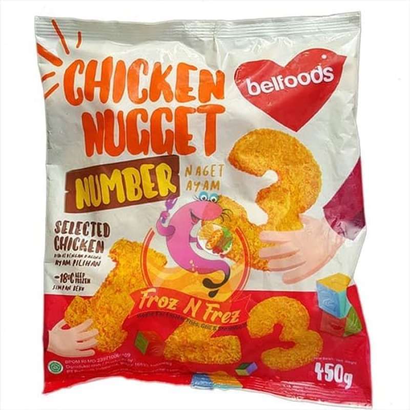 Jual Belfoods Favorite Chicken Nugget Number [450 Gr] Di Seller Sumarno ...