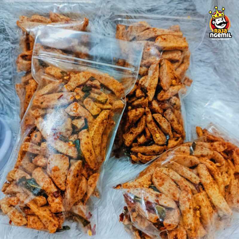 Jual Basreng Daun Jeruk Raja Ngemil Viral Cemilan Kekinian 100 Gram ...