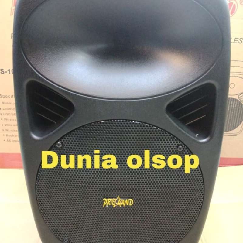 Promo speaker metting 10 inchi proland was-1010a usb/tf mic pegang hendset Diskon 7% di Seller ...
